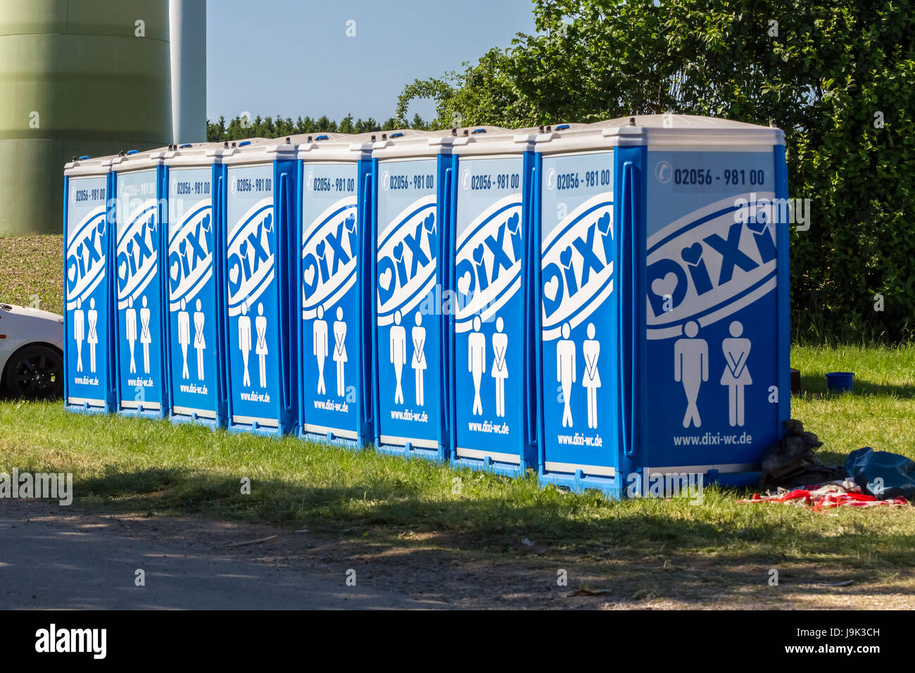 Dixi toilet hi-res stock photography and images - Alamy