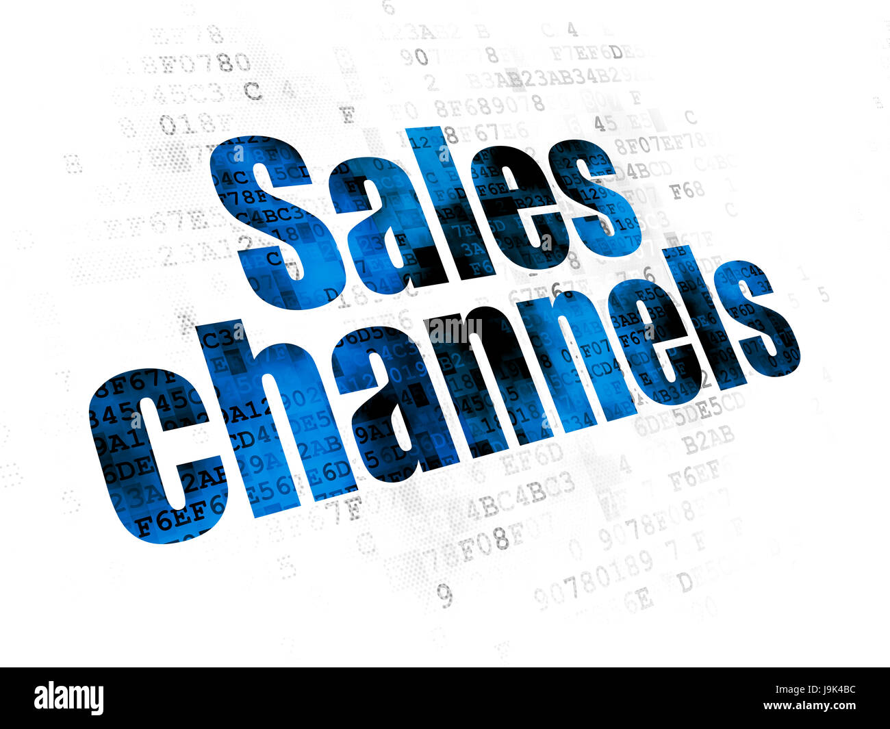 Marketing concept: Sales Channels on Digital background Stock Photo - Alamy