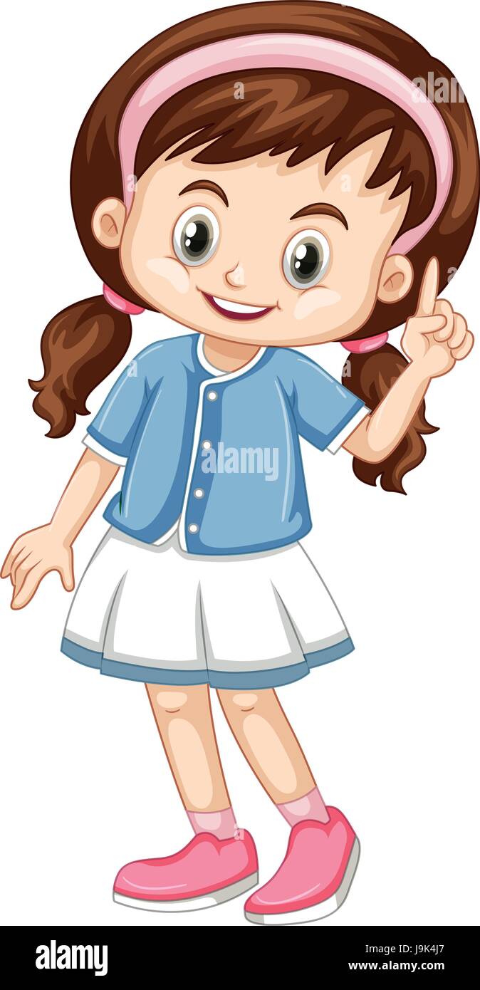 Little girl pointing finger up illustration Stock Vector Image & Art ... Little girl pointing finger up illustration Stock Vector Image & Art ...