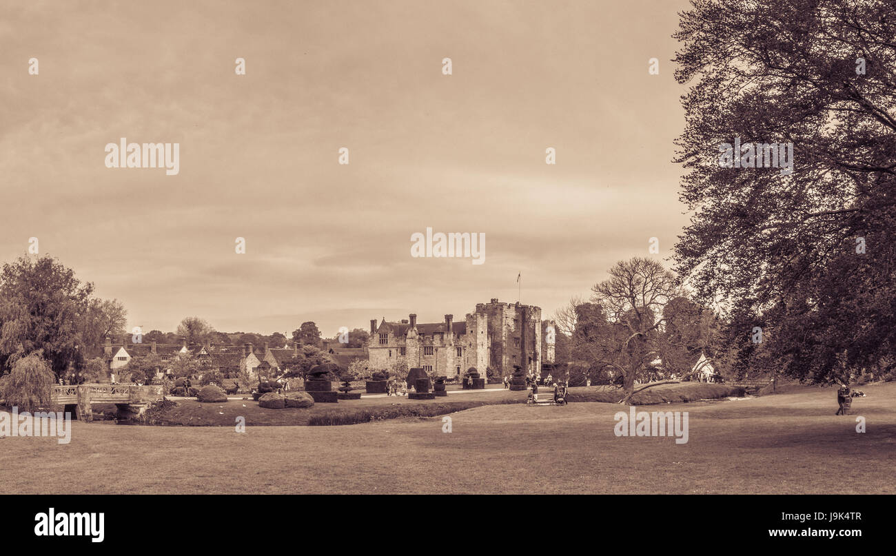 Hever Castle, England - April 2017 : Hever Castle and its beautiful ...