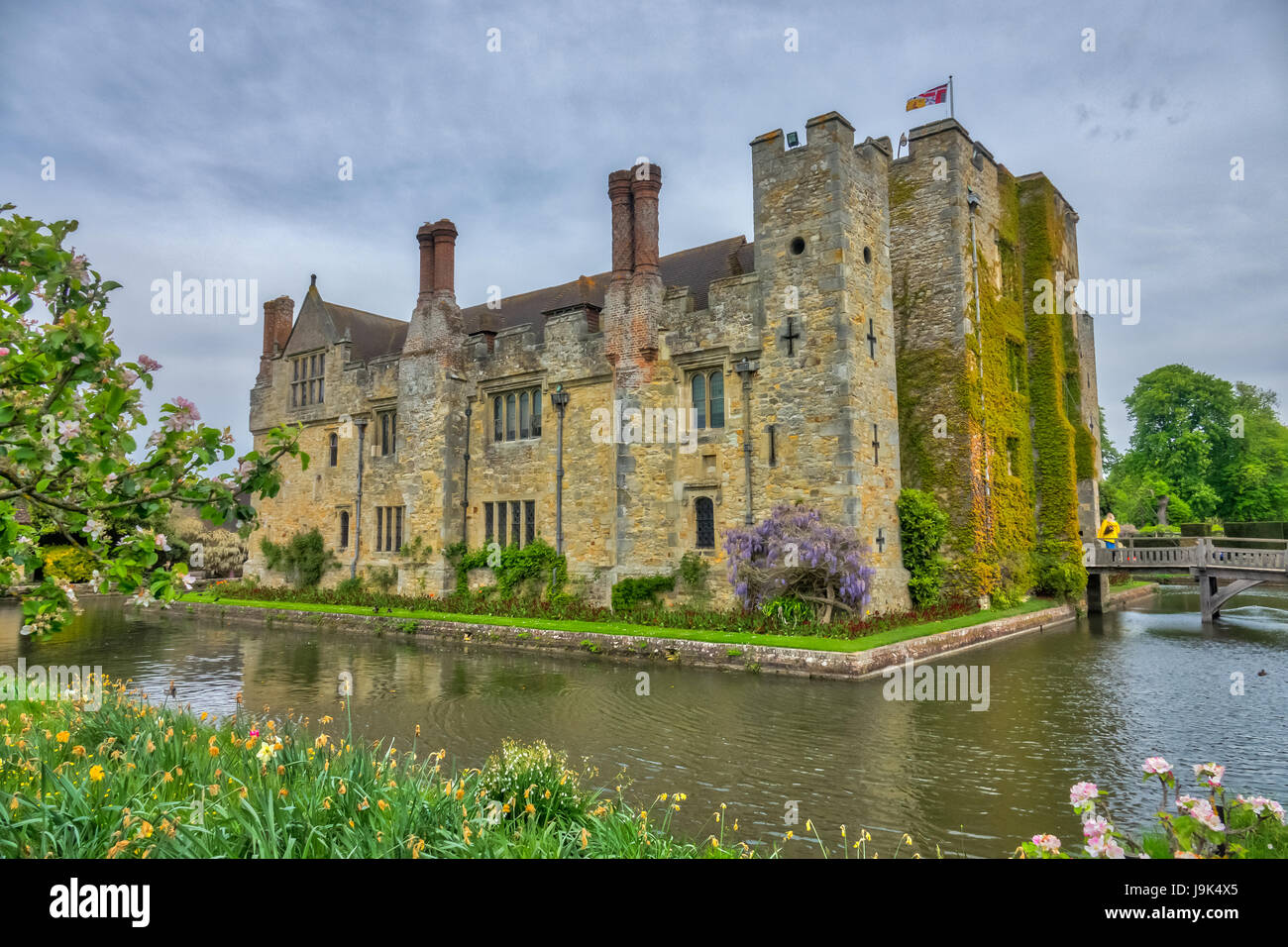 Hever Castle, England - April 2017 : Hever Castle located in the ...