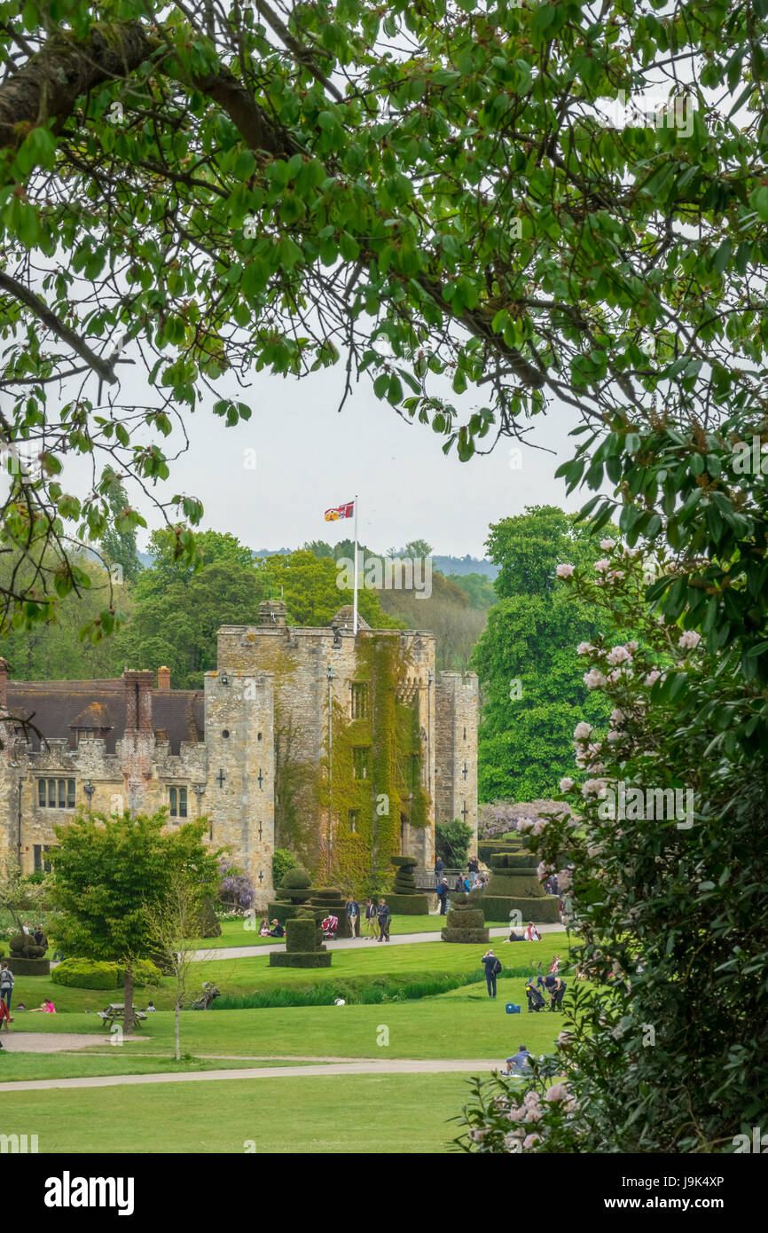 Hever Castle, England - April 2017 : Hever Castle located in the ...