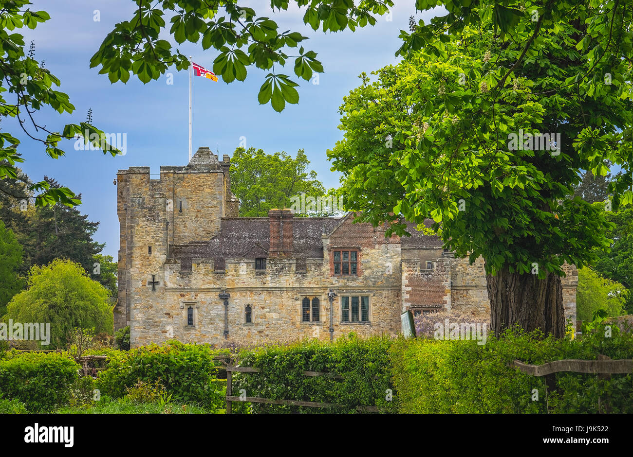 Hever Castle, England - April 2017 : Hever Castle located in the ...