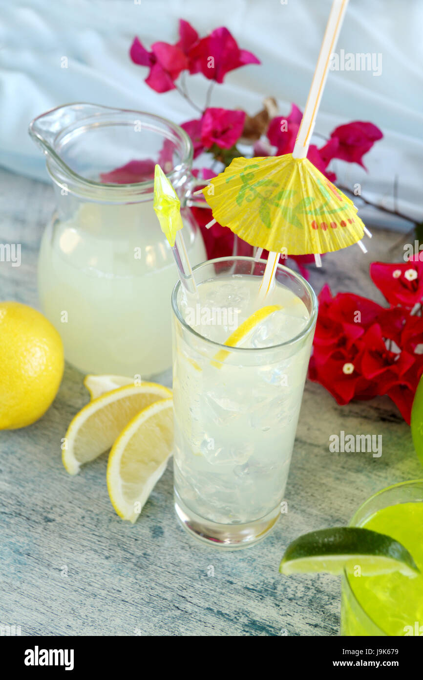 drinks, lemonade, juice, lemon, citron, glass, chalice, tumbler, drinks ...