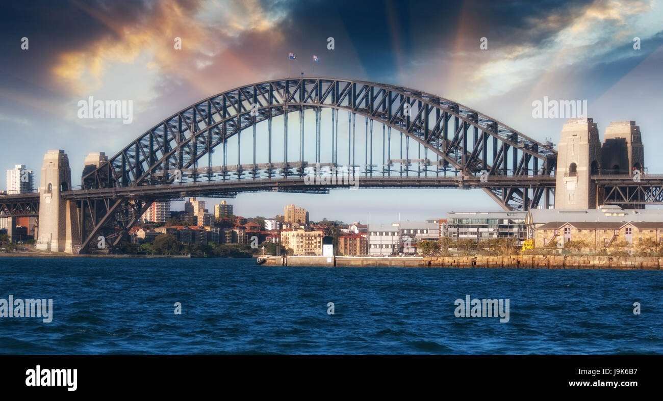 bridge, arch, australia, style of construction, architecture ...