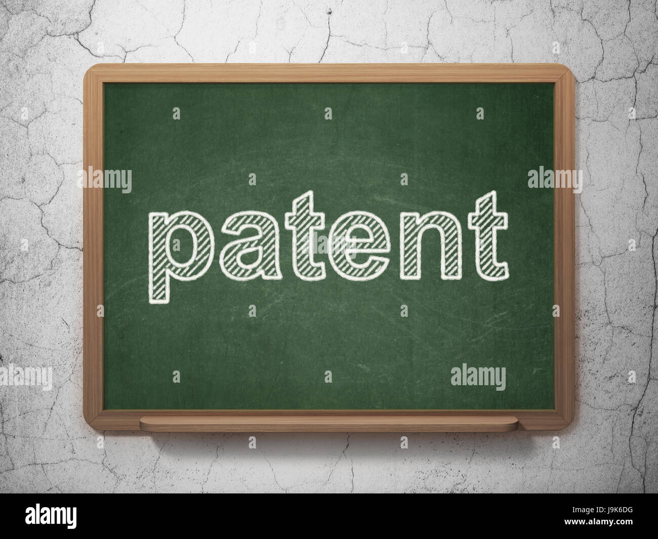Law concept: Patent on chalkboard background Stock Photo - Alamy