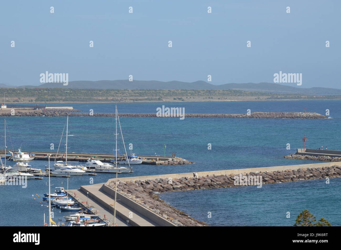 A view of Portoscuso, Sardinia Stock Photo - Alamy