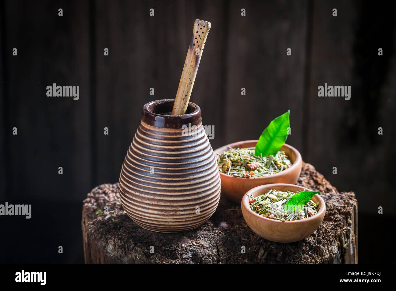 Hot yerba mate calabash hi-res stock photography and images - Alamy