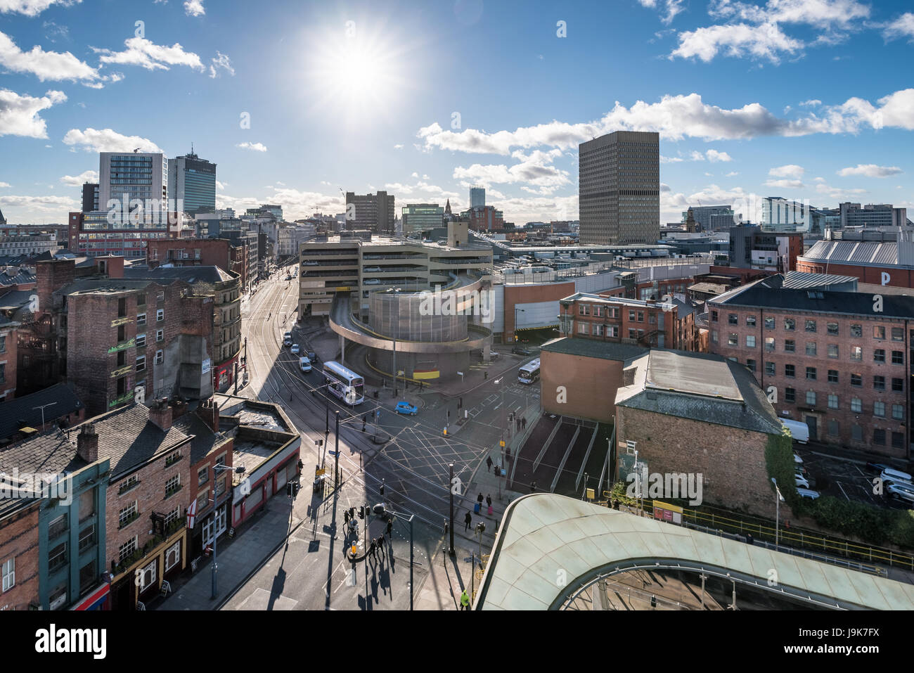 Aerial view of streets england hi-res stock photography and images - Alamy