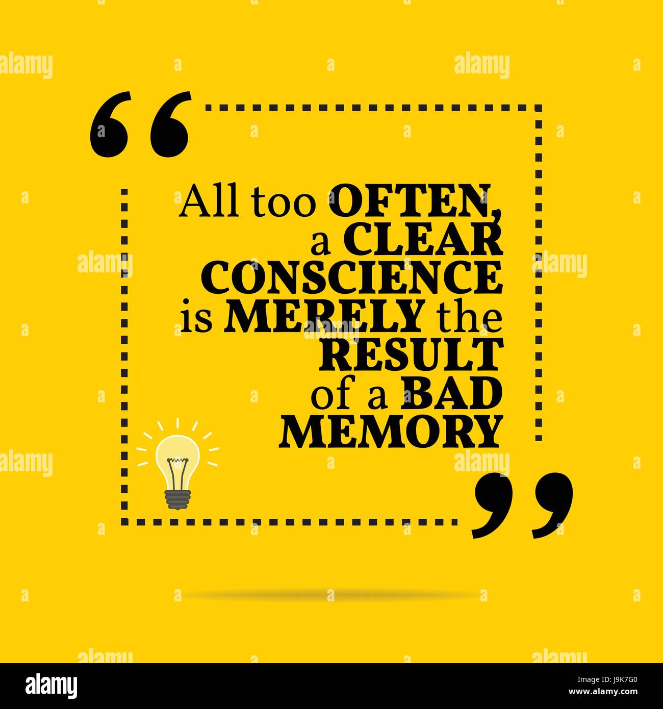 Conscience clear Stock Vector Images - Alamy