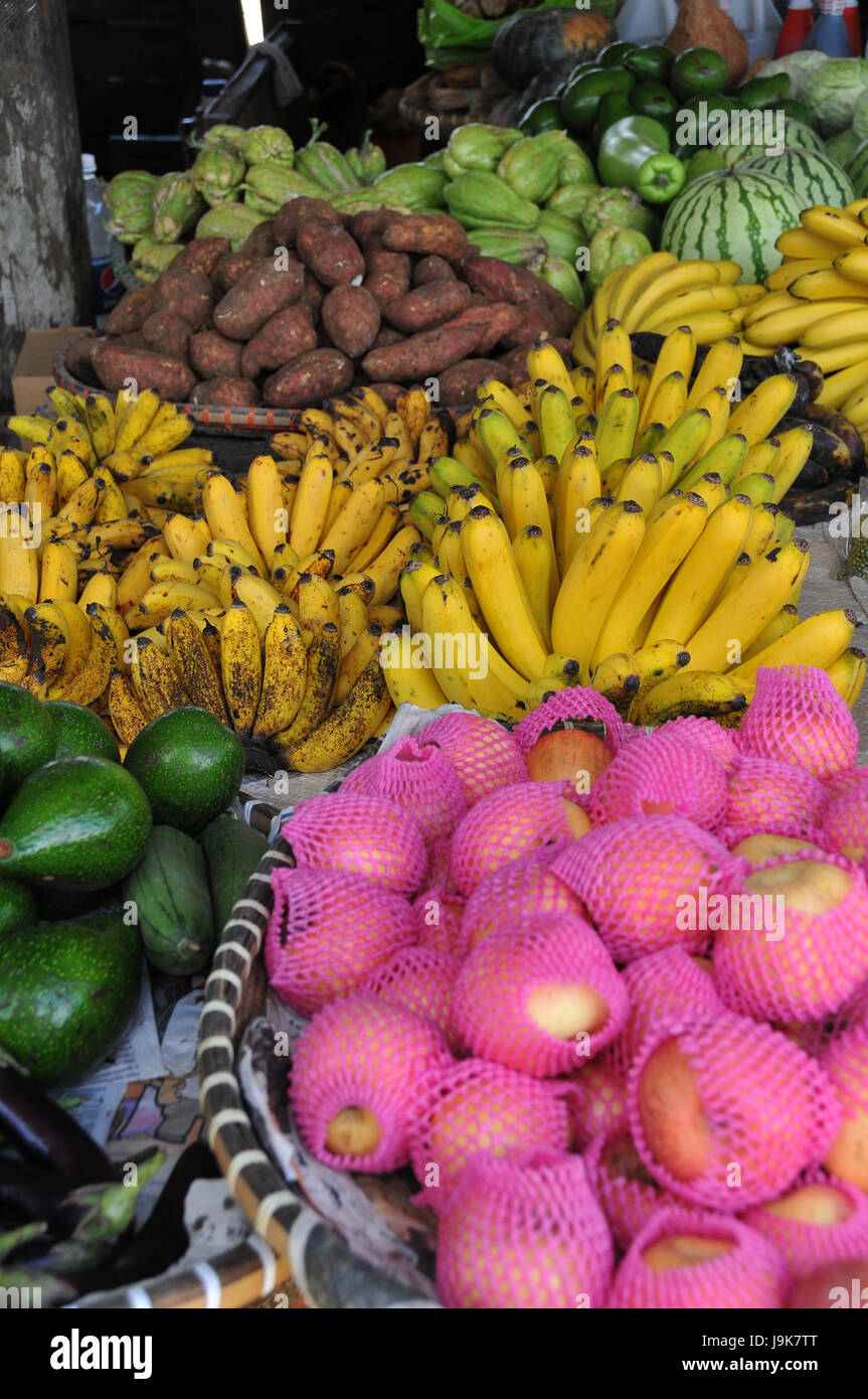 market stall of a fruiterer Stock Photo - Alamy