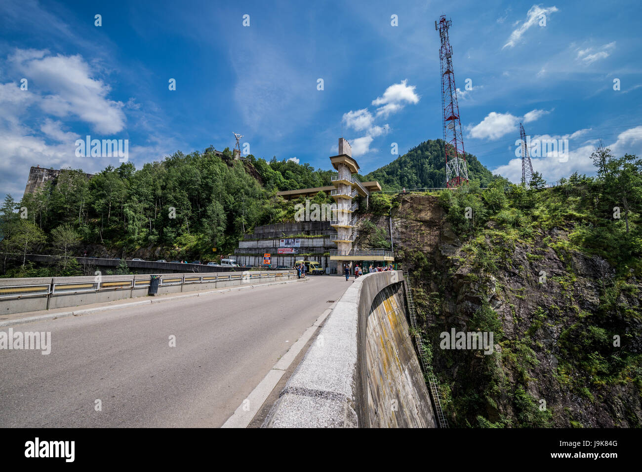 Vidraru Dam - Romanian dam completed in 1966 on the Arges River ...