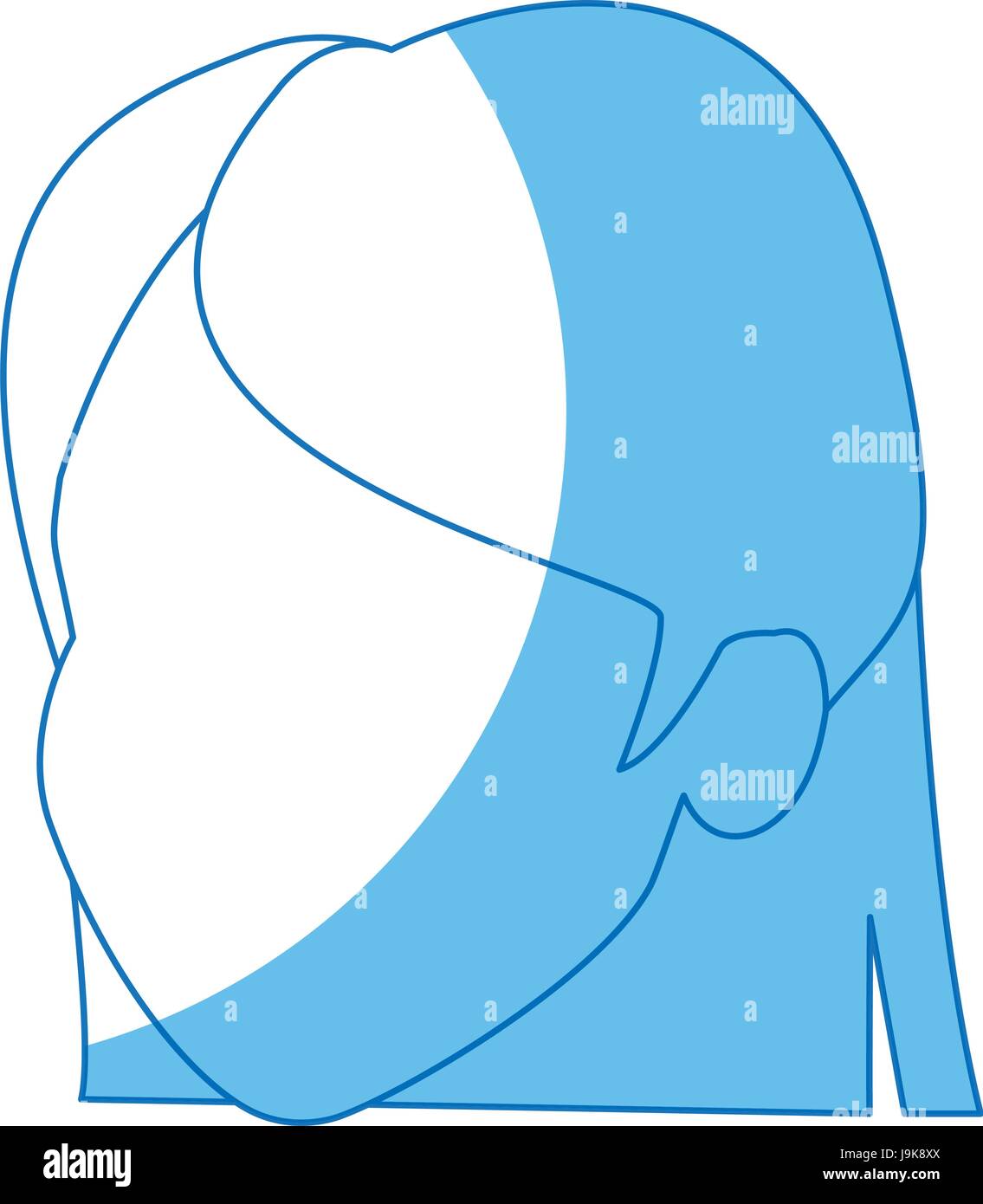 woman avatar faceless character profile image Stock Vector Image & Art ...