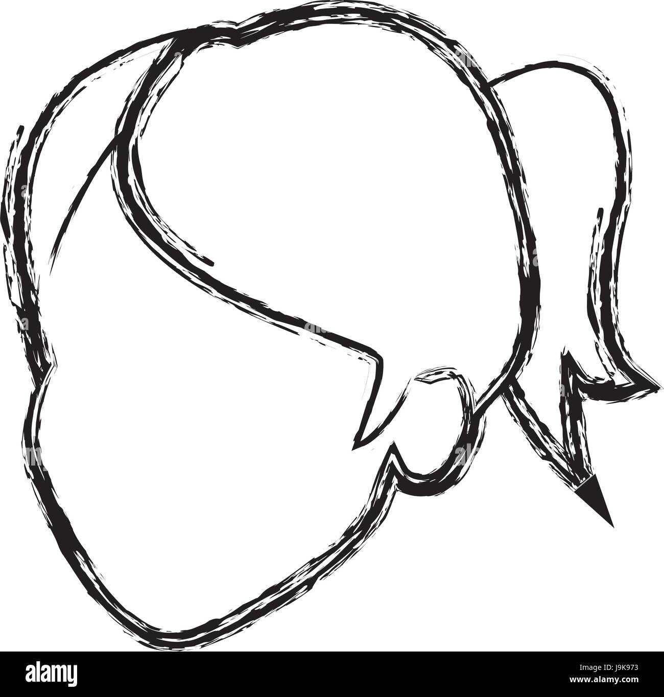 woman avatar faceless character profile image Stock Vector Image & Art ...