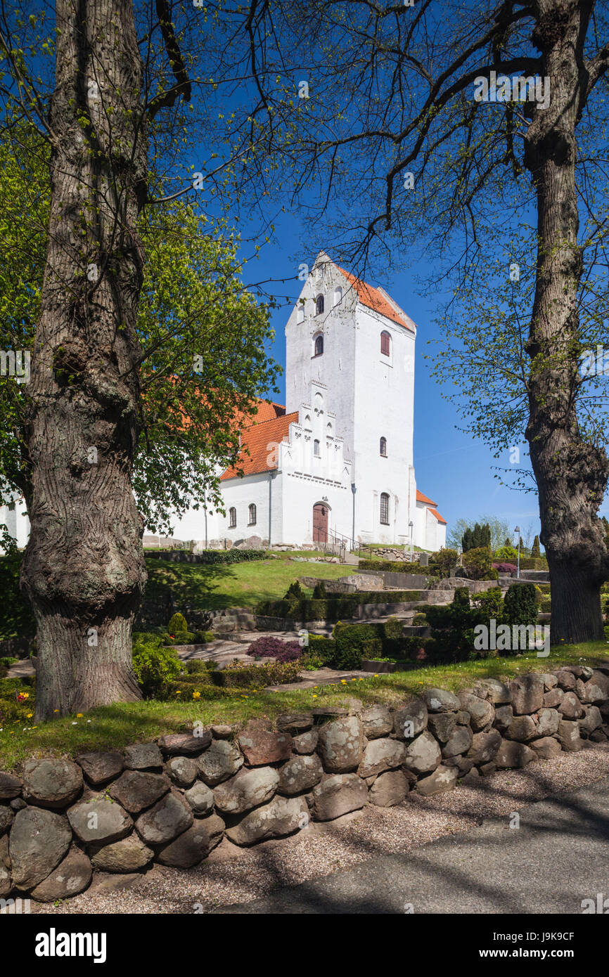 Denmark, Langeland, Humble, Humble Village church Stock Photo - Alamy