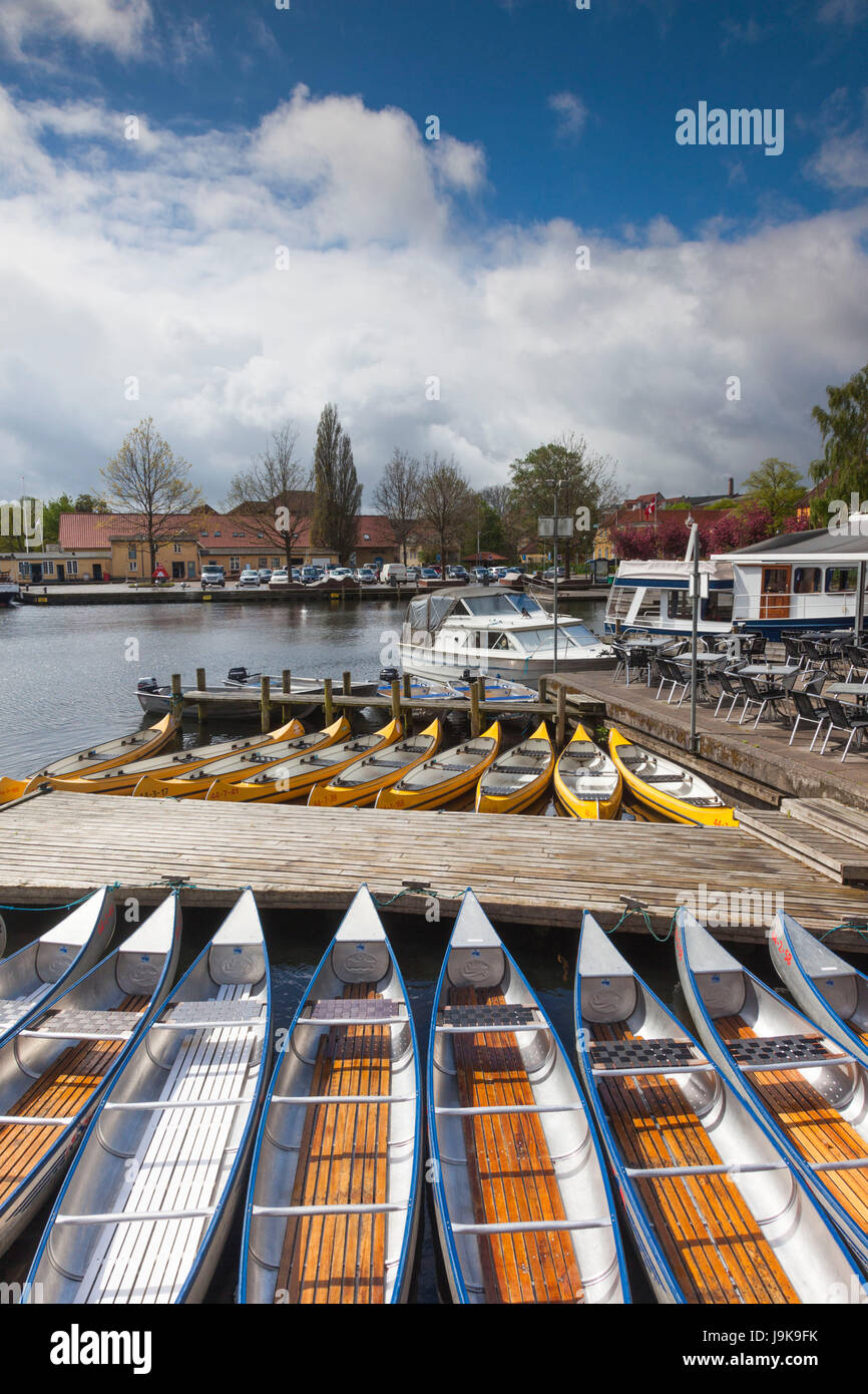 Denmark, Jutland, Silkeborg, Silkeborg River port Stock Photo - Alamy