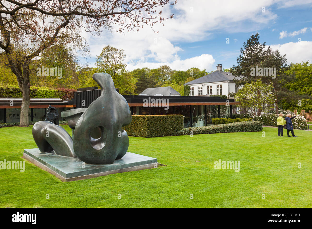 Denmark, Zealand, Humlebaek, Louisiana Museum of Modern Art, sculpture ...