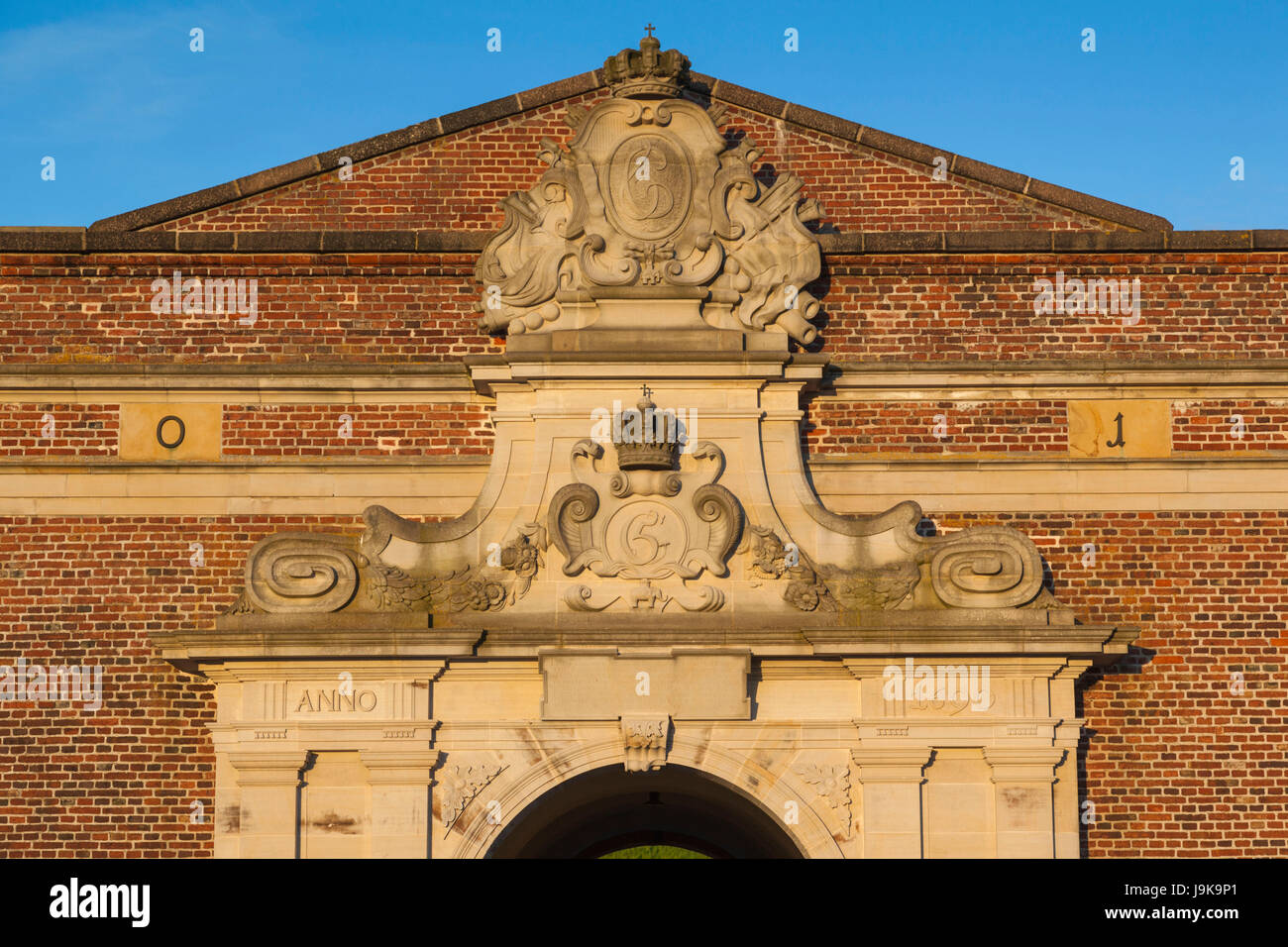 Denmark, Zealand, Helsingor, Kronborg Castle, also known as Elsinore ...