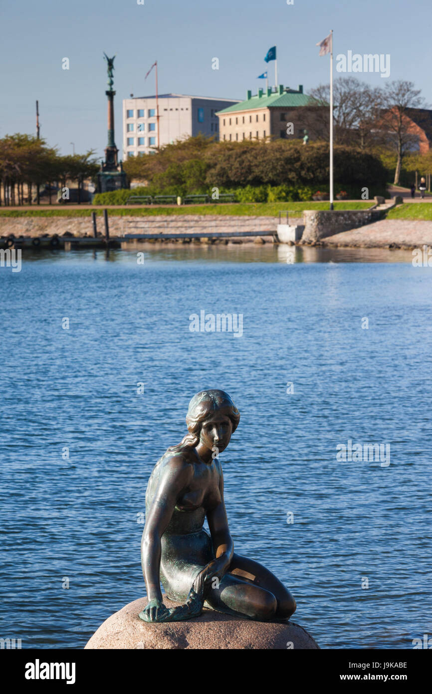Denmark, Zealand, Copenhagen, The Little Mermaid statue Stock Photo - Alamy