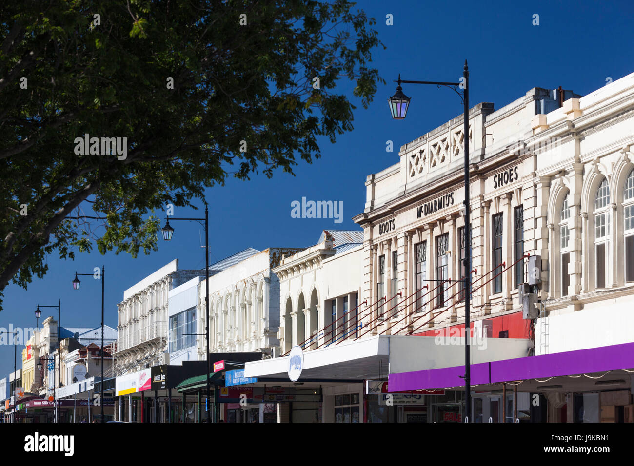 New Zealand, South Island, Otago, Oamaru, Victorian District, buildings ...