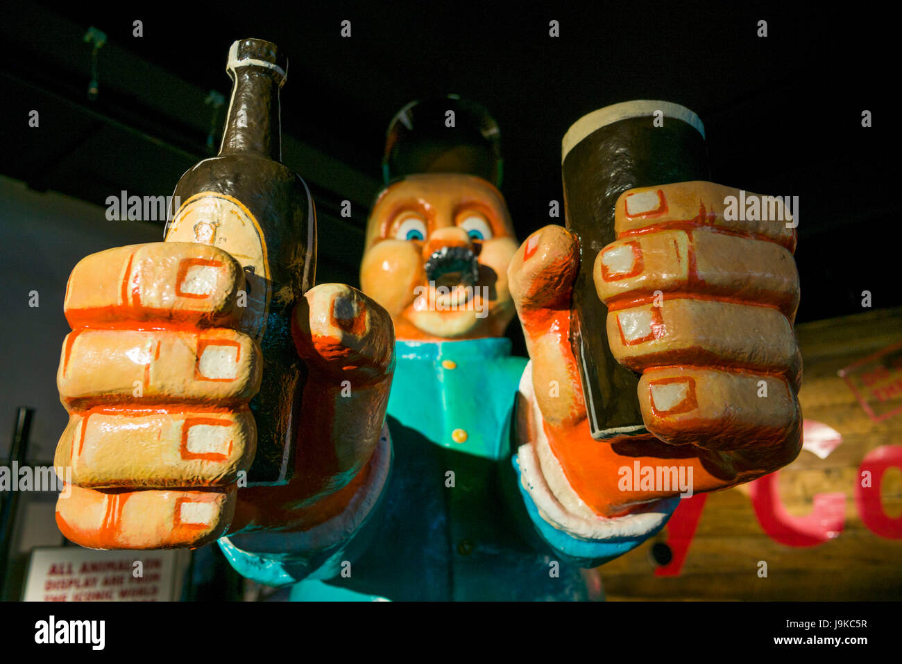 Ireland, Dublin, Guiness Storehouse, brewery museum, old advertising ...