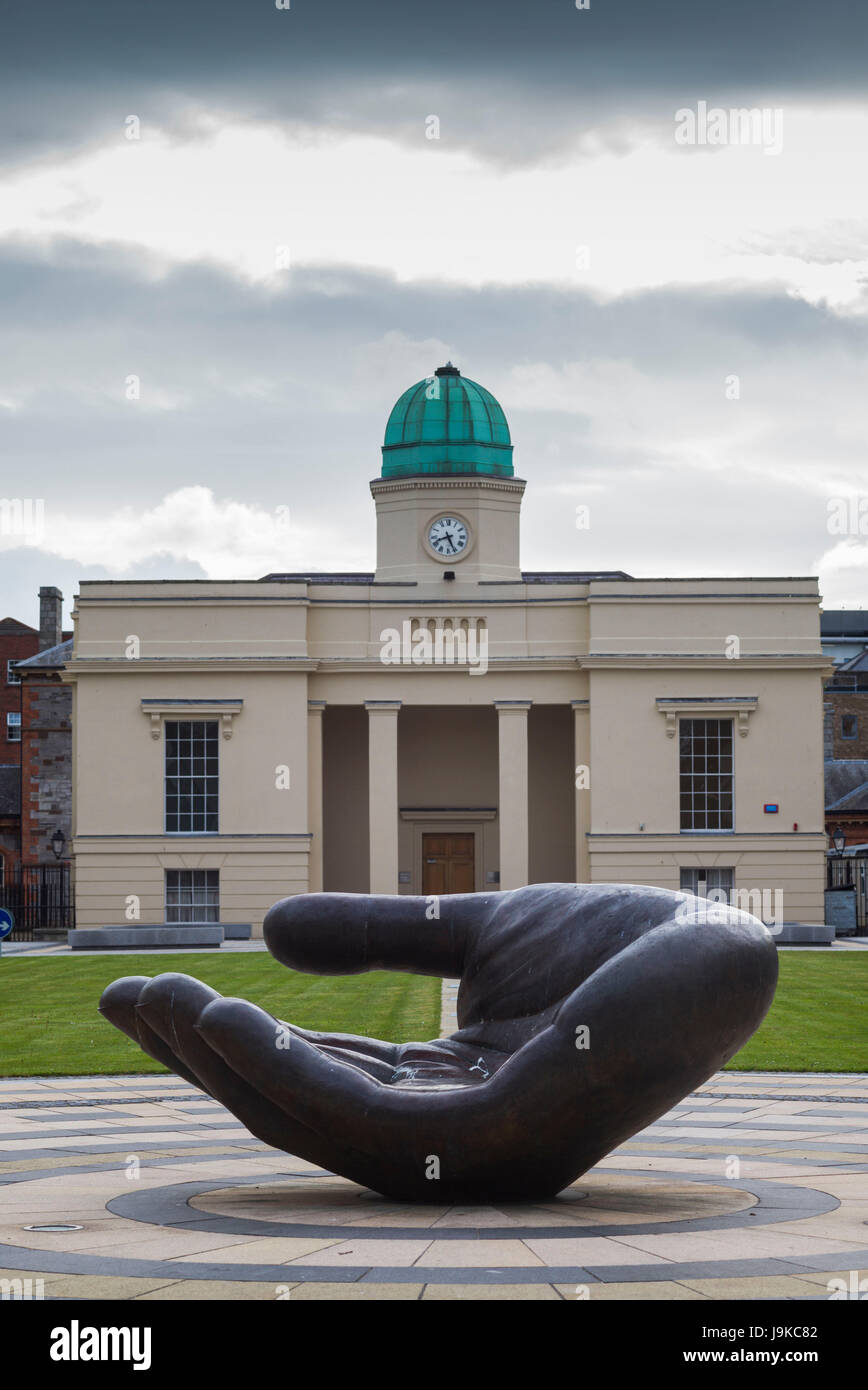 Ireland, Dublin, Marlborough Square, Wishing Hand sculpture, by Linda ...