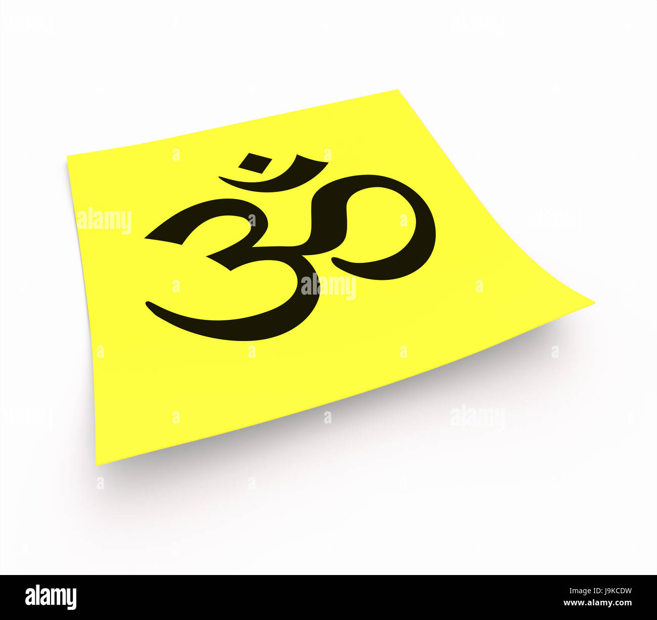 stickies - om sign Stock Photo - Alamy