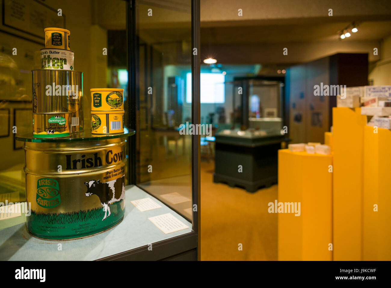 Ireland, County Cork, Cork City, Cork Butter Museum, modern packaging ...