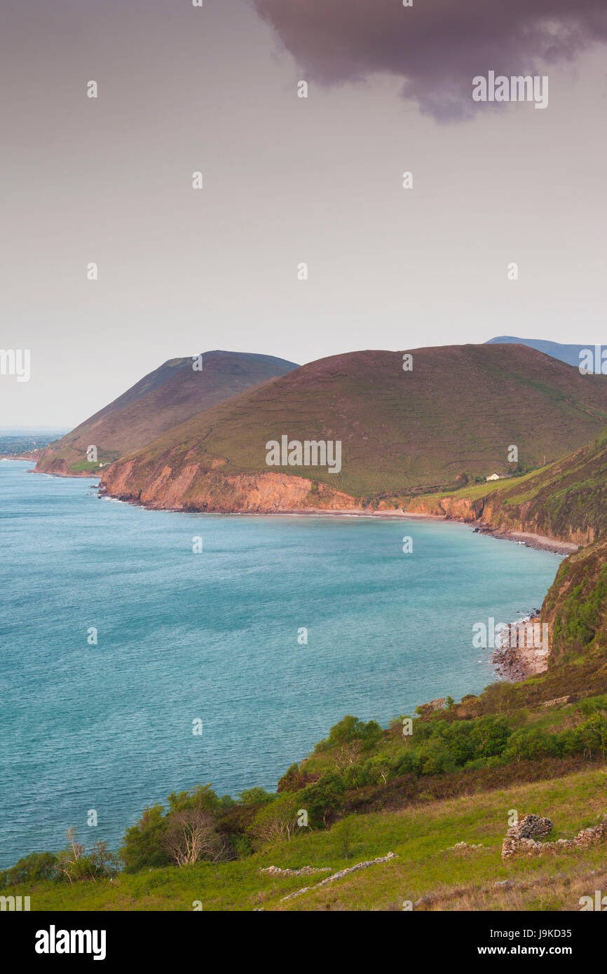 Ireland, County Kerry, Ring of Kerry, Glenbeigh, coastal sunset by ...