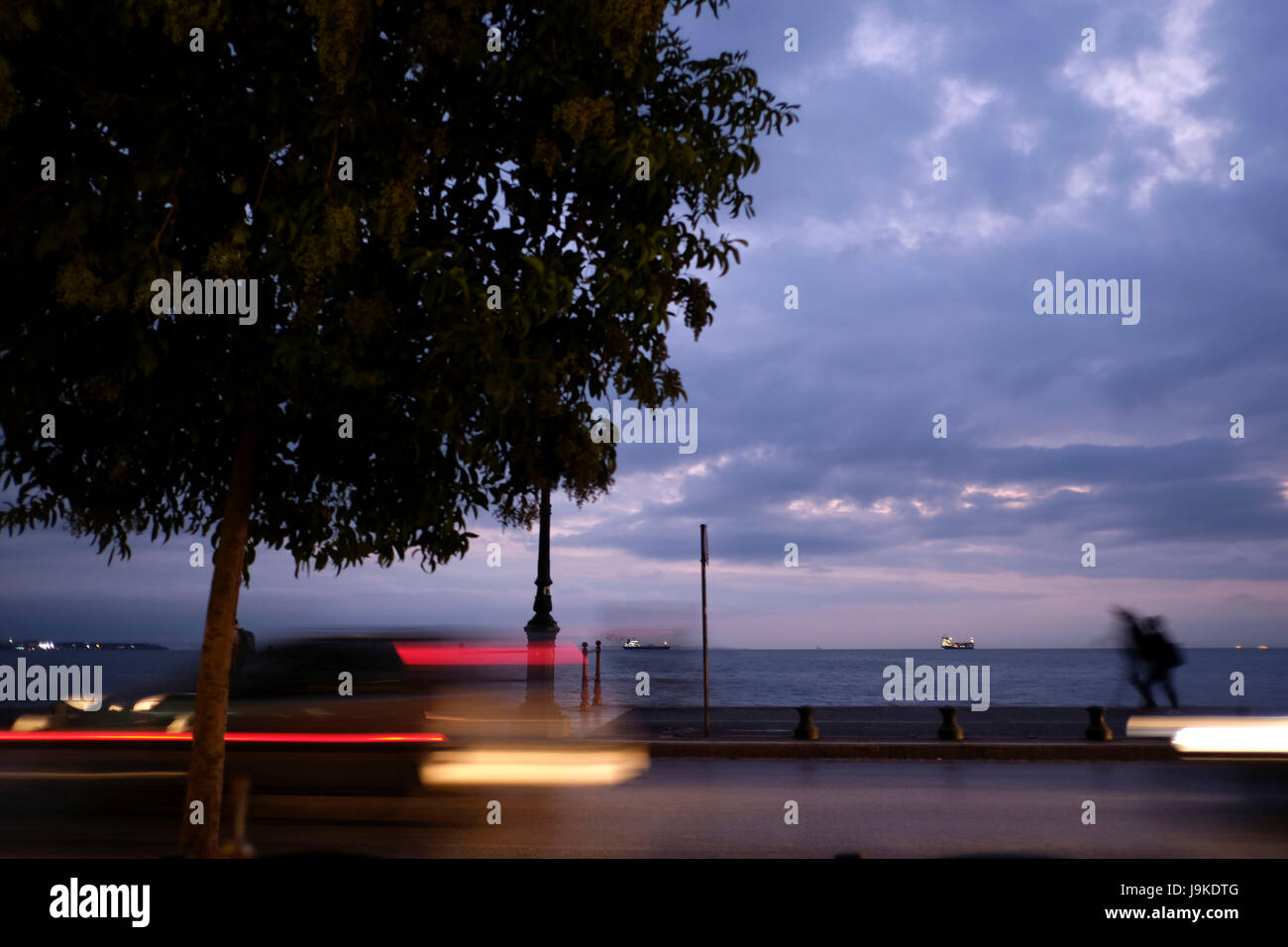 Dusk scene greece hi-res stock photography and images - Alamy
