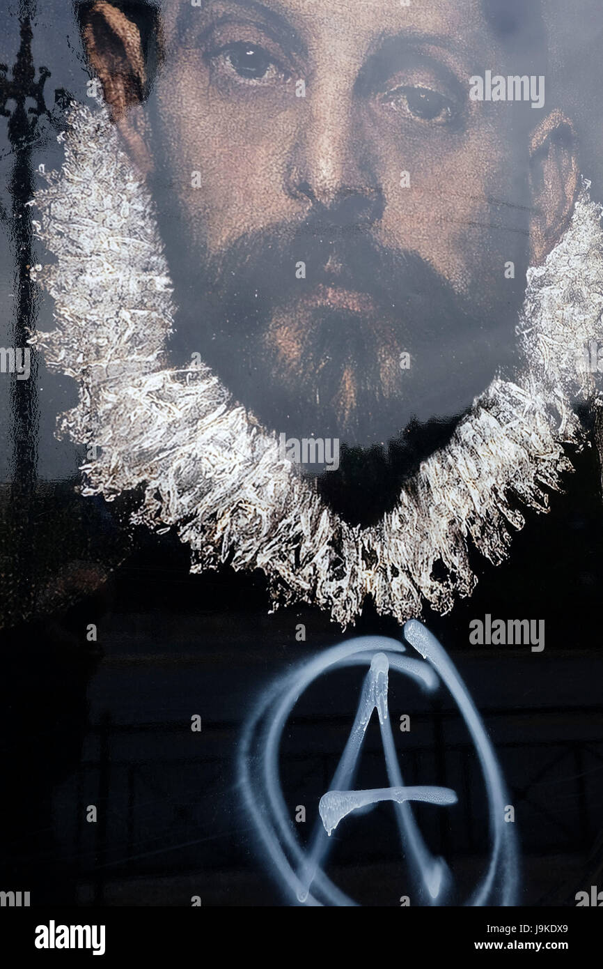 Europe, Greece, Athens, picture, sign, anarchy Stock Photo - Alamy