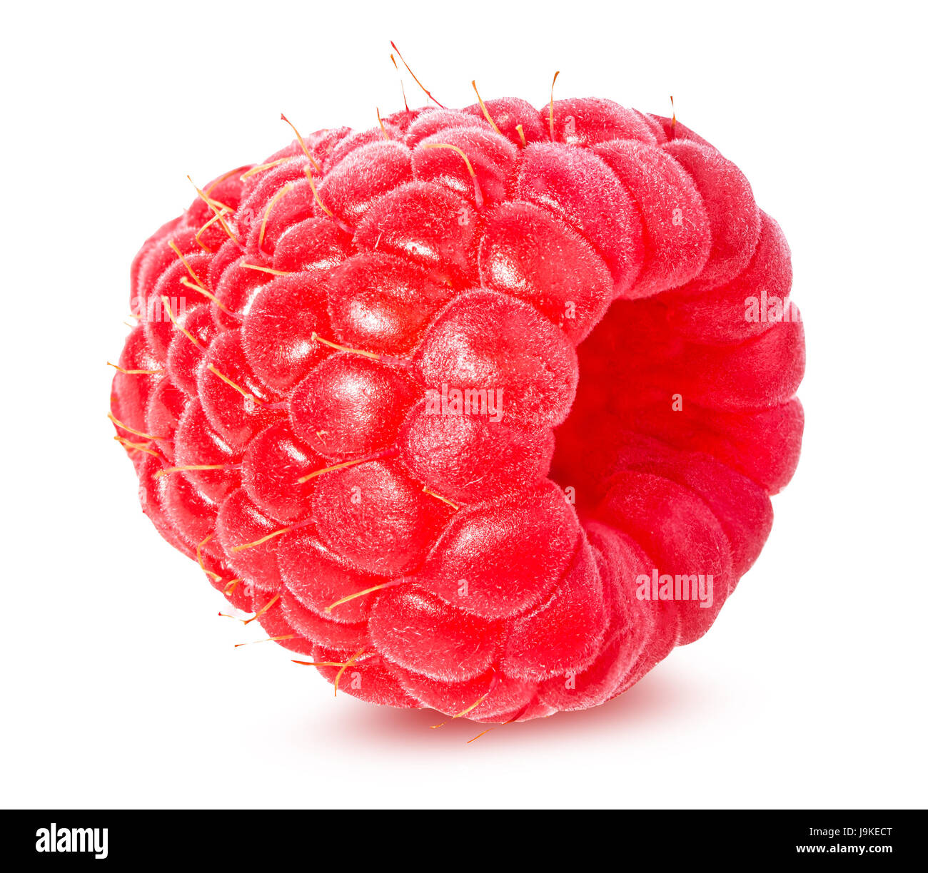 Raspberry isolated on white background Stock Photo - Alamy