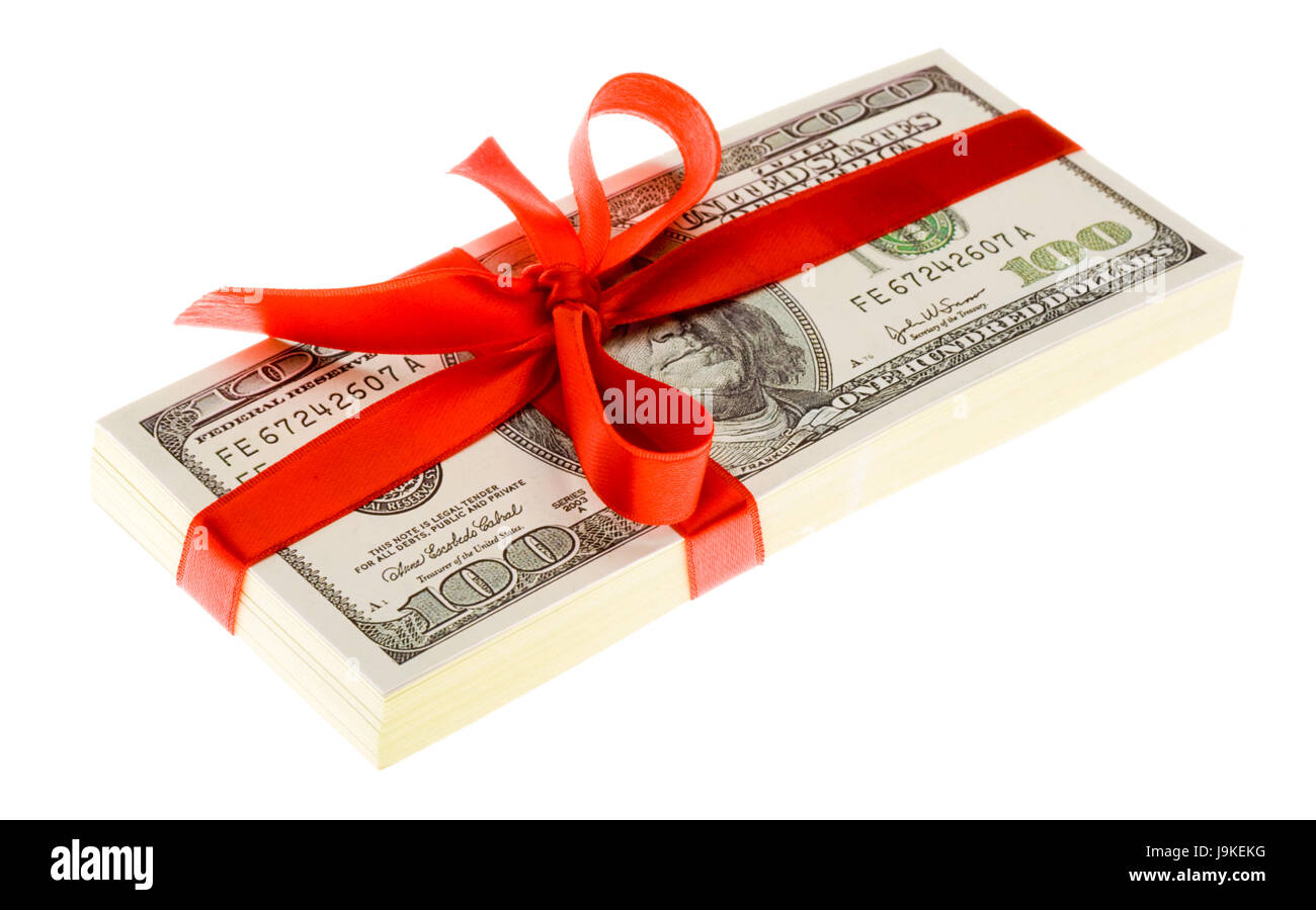 dollar, dollars, present, objects, isolated, model, design, project ...