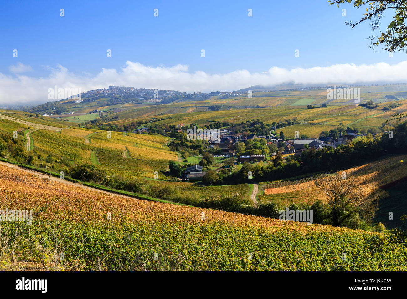 View village in chavignol france hi-res stock photography and images ...