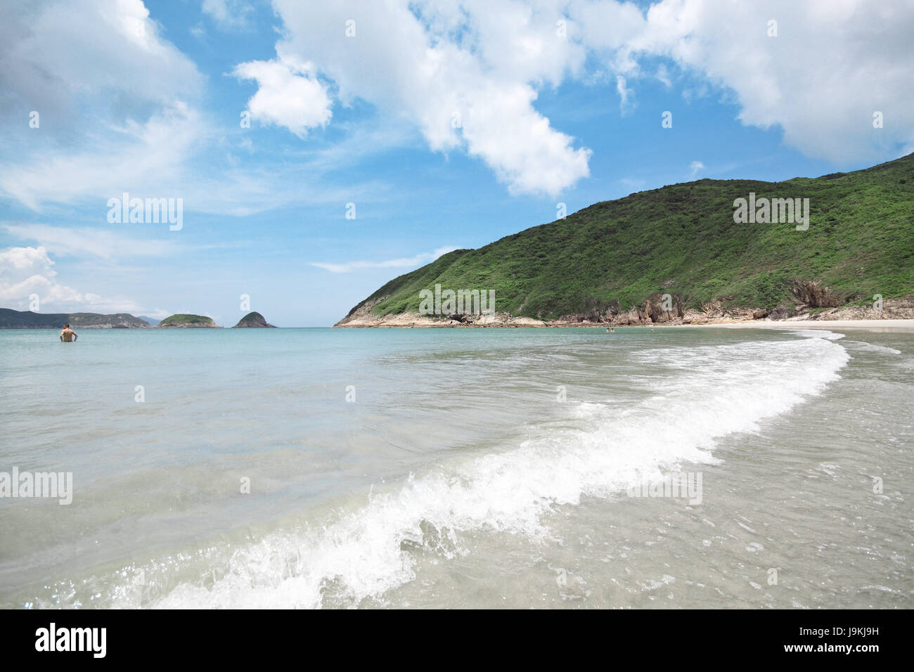 stone, rock, wave, seat, bench, salt water, sea, ocean, water, blue ...
