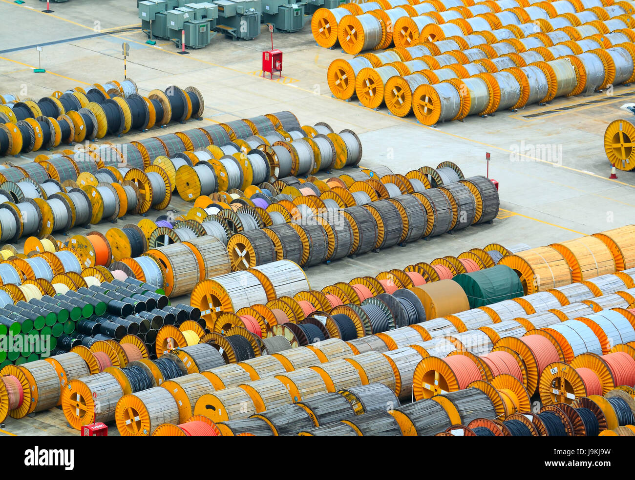 electric, day, during the day, cable, roll, transformer, current ...