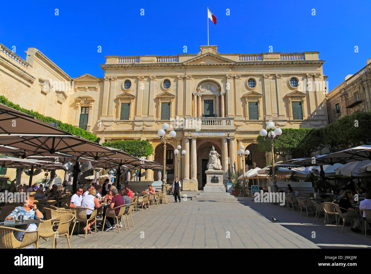 Facade national library malta hi-res stock photography and images - Alamy