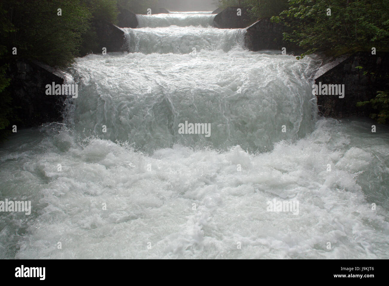 stream, flood, water level, current of the river, river, water, rain ...