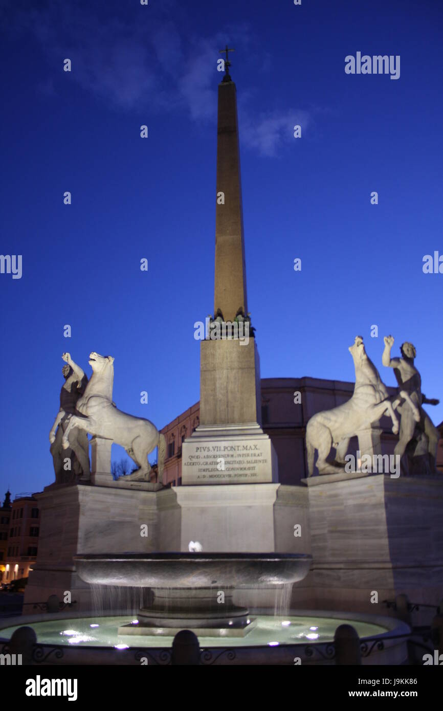 Obelisco quirinale hi-res stock photography and images - Alamy