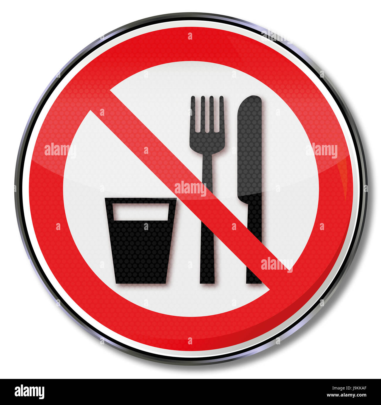 prohibition signs food and drink Stock Photo - Alamy