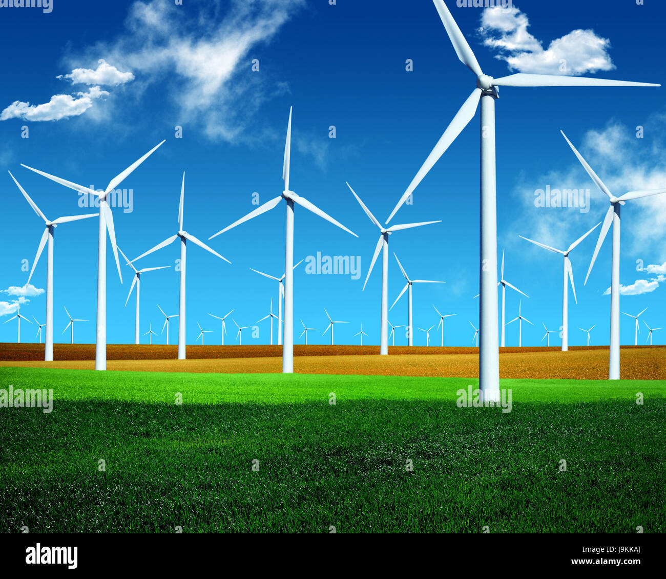 wind energy, turbine, plains, landscape, scenery, countryside, nature ...