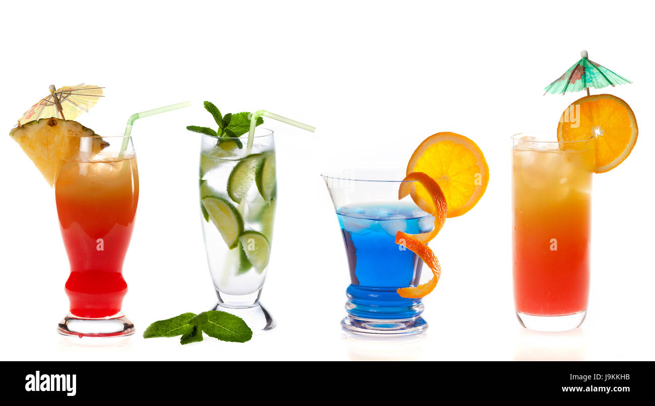 summer, summerly, alcohol, refreshment, cocktail, long-drink, glass ...