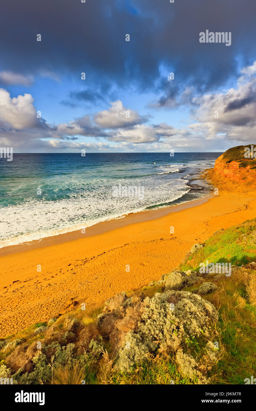 blue, beach, seaside, the beach, seashore, waves, attraction, australia ...