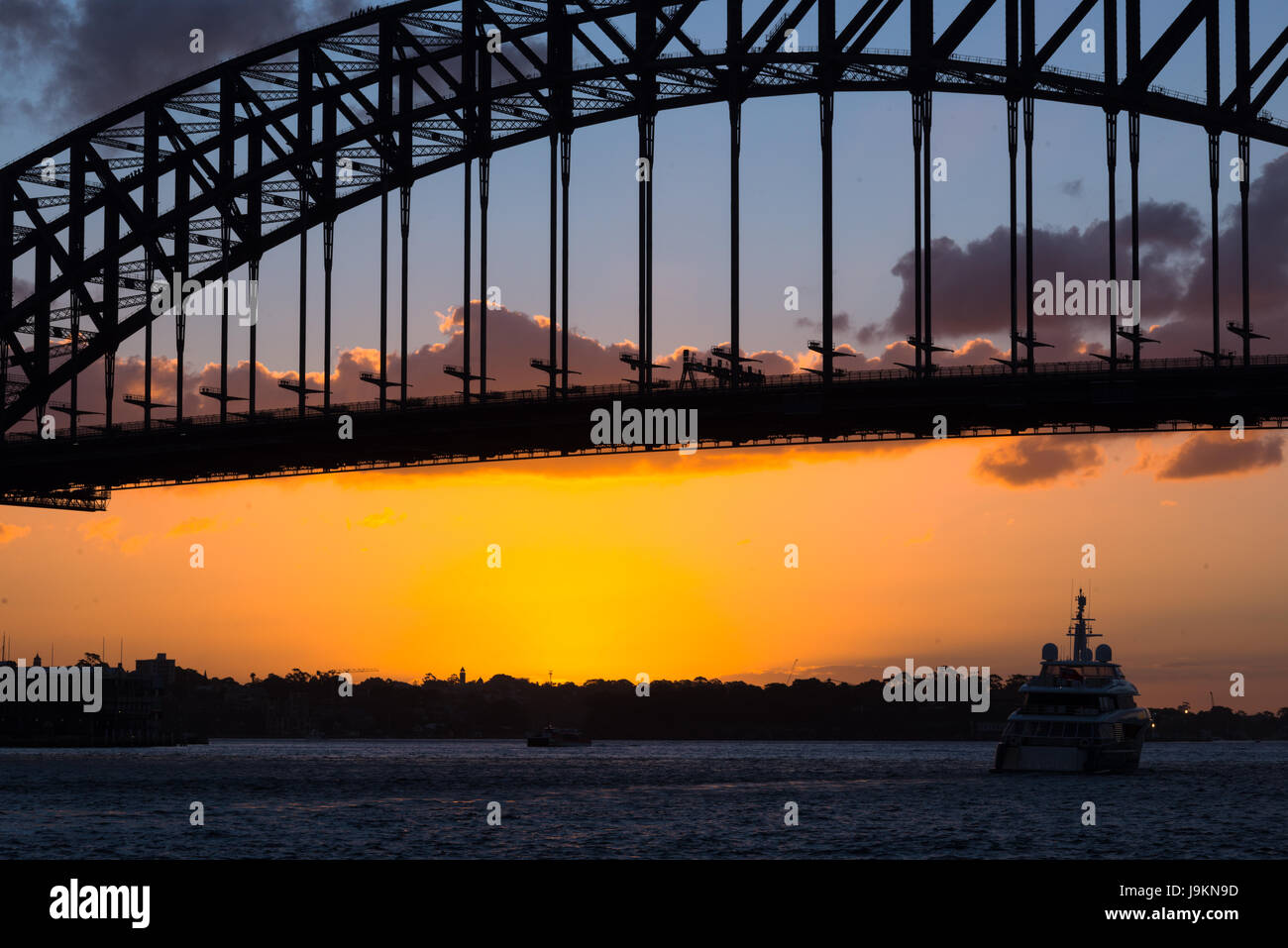 Sydney harbour bridge sunset hi-res stock photography and images - Alamy