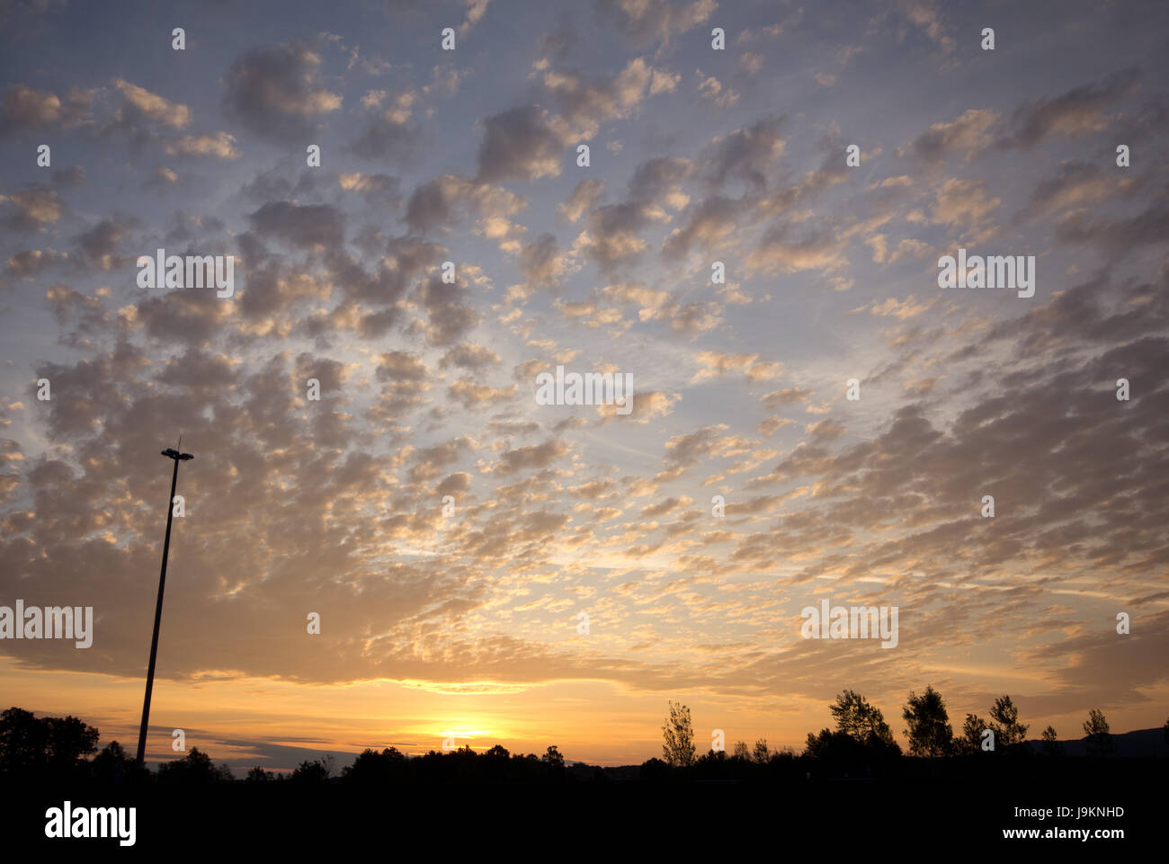 sunset, sunrise, red sky, dusk, dawn, shine, shines, bright, lucent ...
