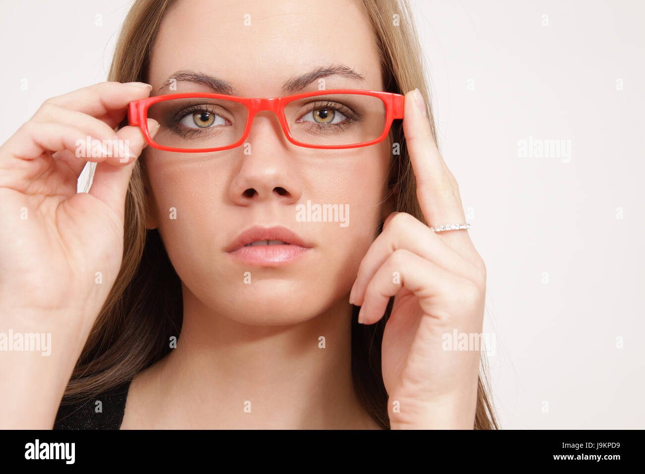 woman, beautiful, beauteously, nice, eyes, spectacles, glasses ...