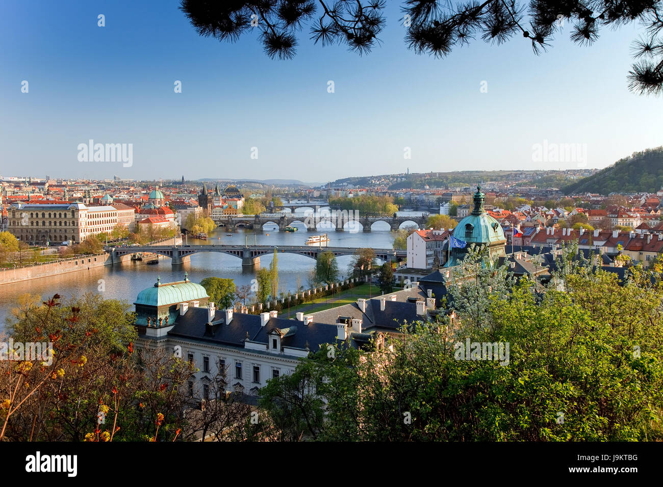 blue, travel, city, town, monument, culture, famous, tree, green ...