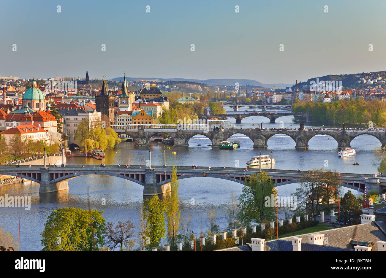 Prague bridge jumping hi-res stock photography and images - Alamy