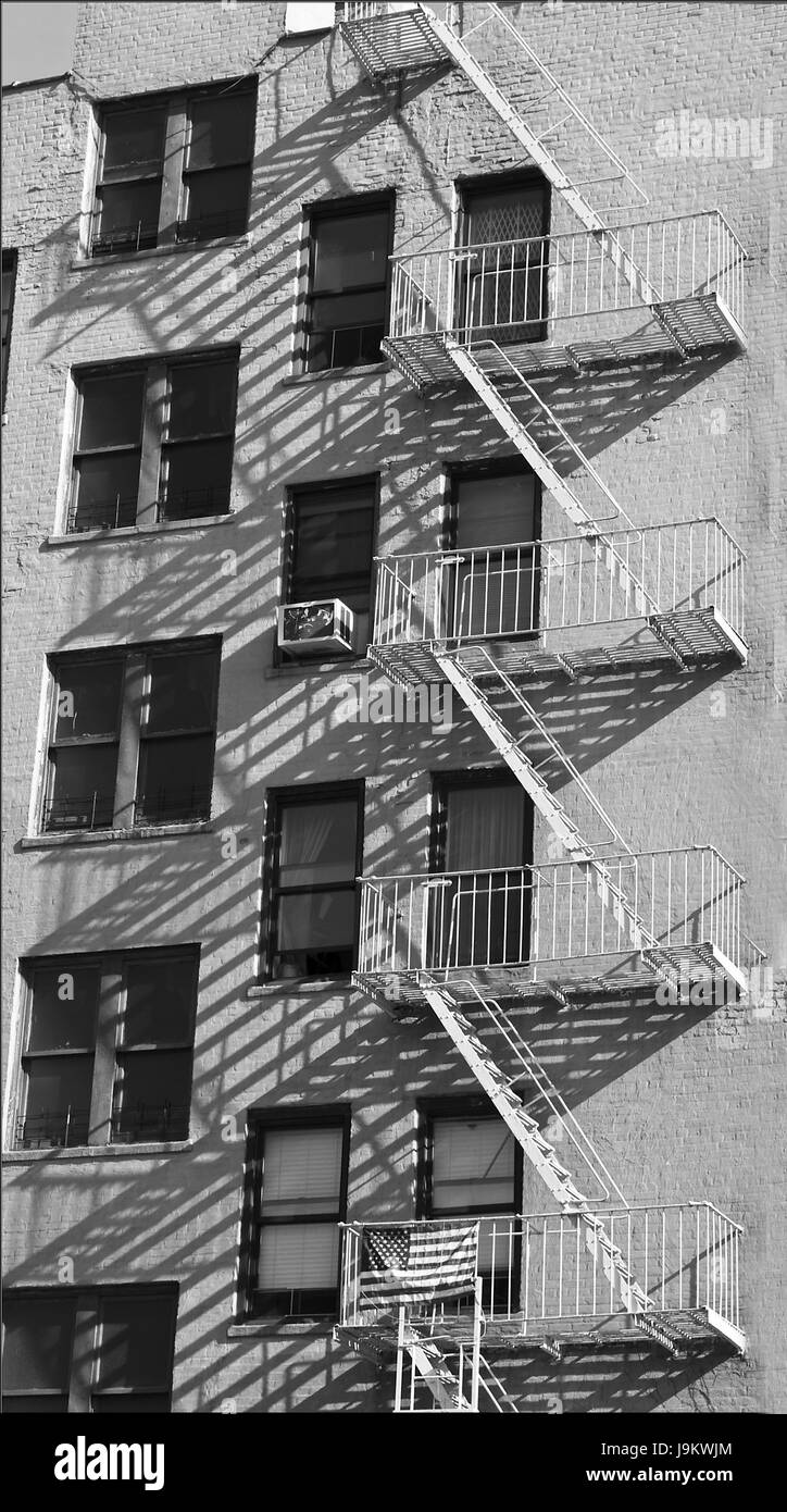 building staircase, new york, usa Stock Photo - Alamy