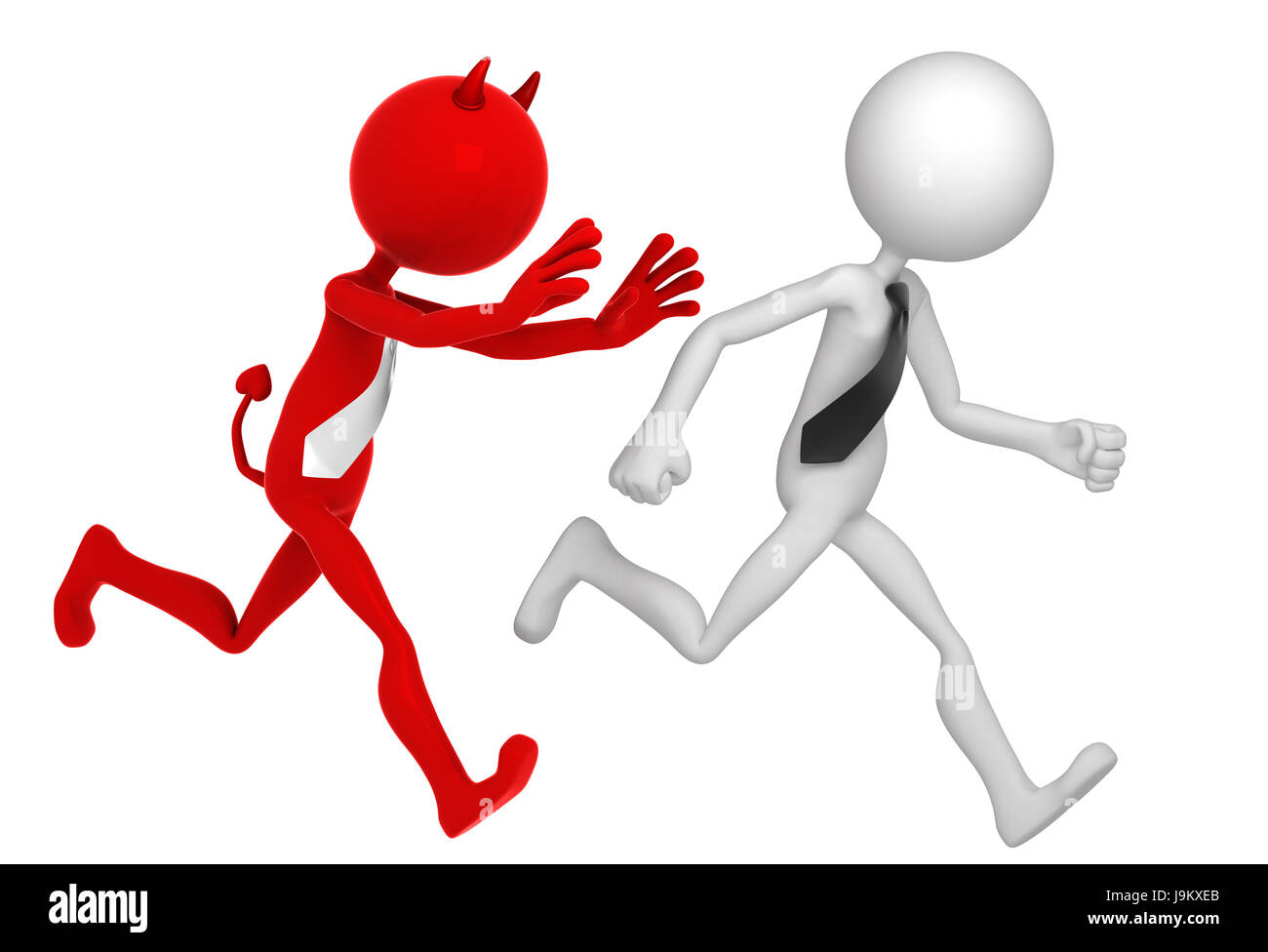 Group Of People Running Away Scared